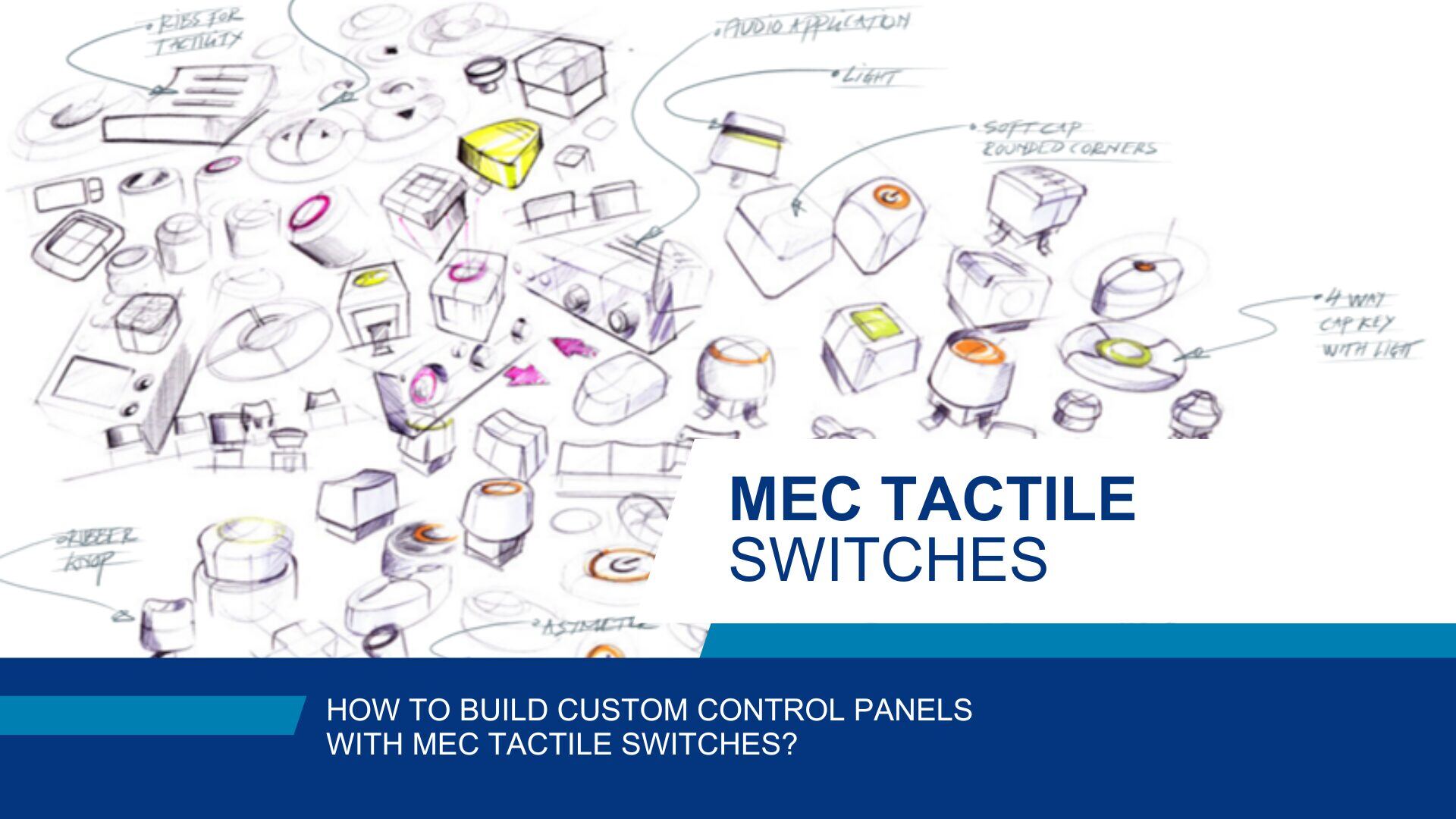 Micro switches and modular caps